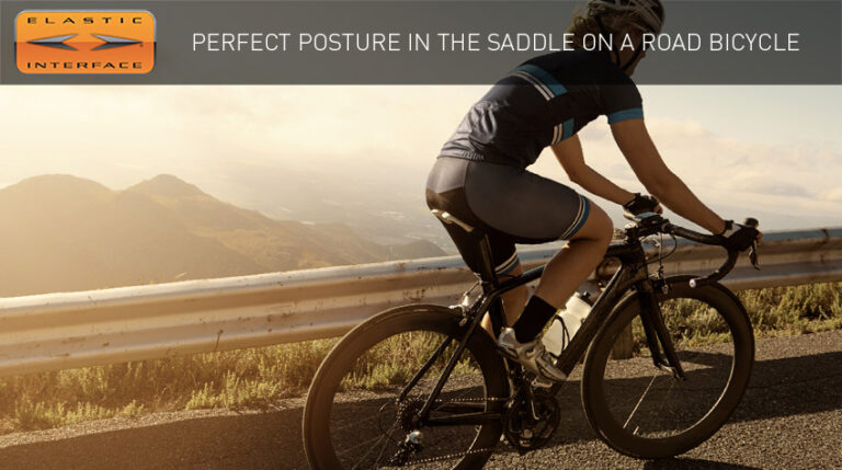 Perfect posture in the saddle on a road bicycle – Elastic Interface